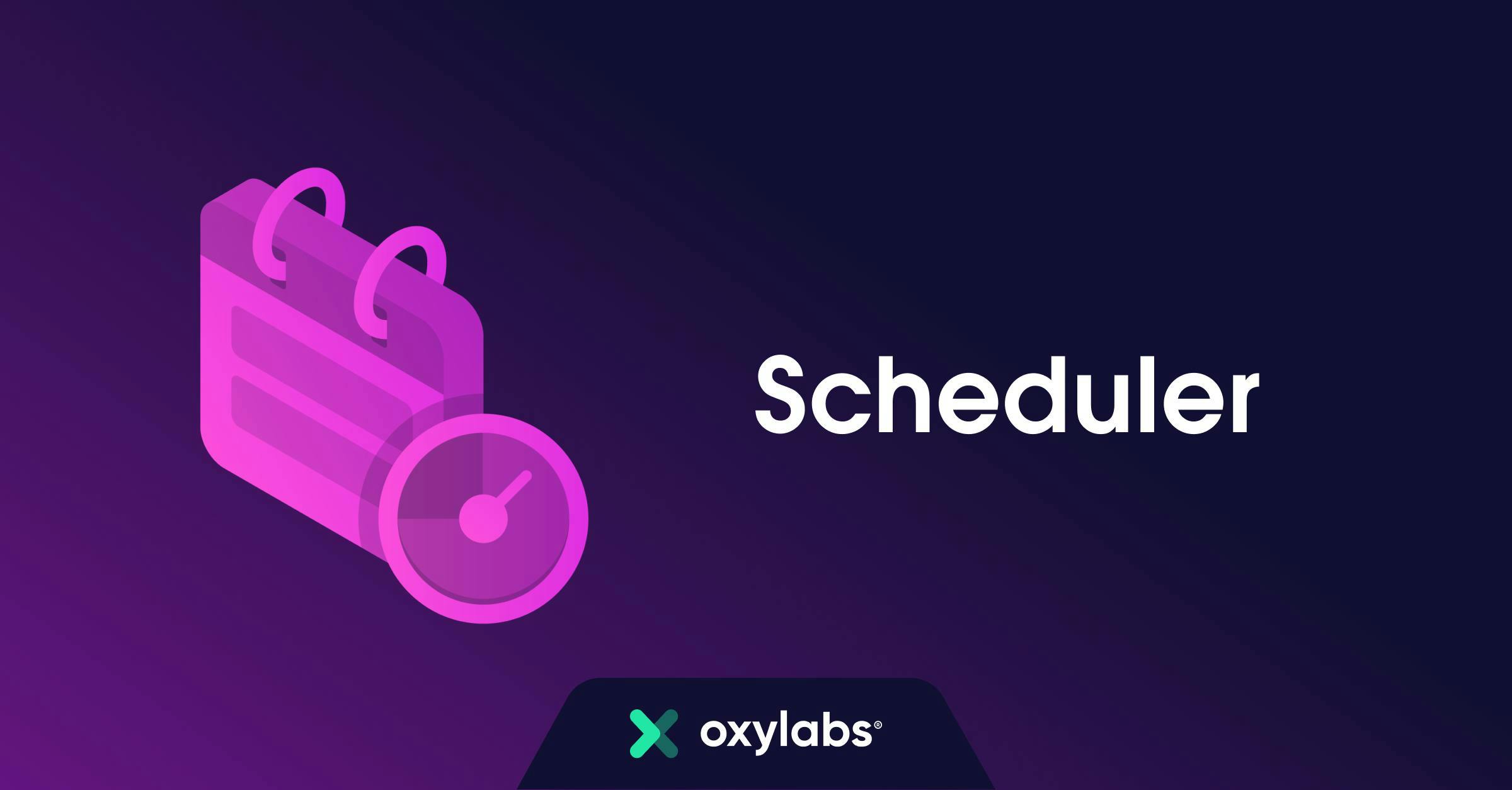 Job Scheduler for Web Scraping and Parsing